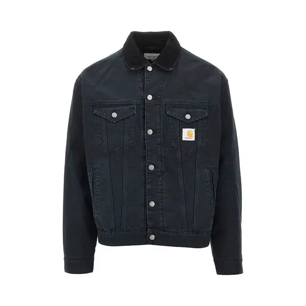Carhartt Work In Progress Canva Trucker Jacket - Black