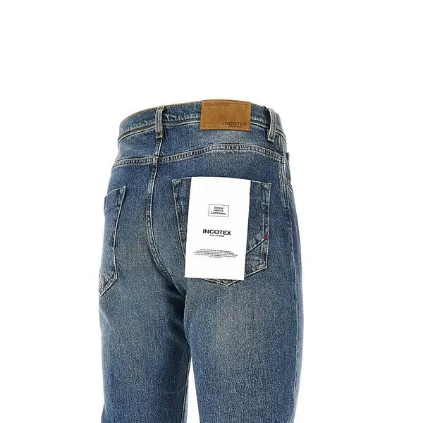 Incotex Stretch Denim Tapered Fit Jeans