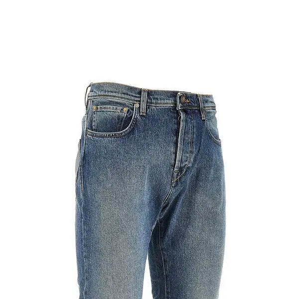 Incotex Stretch Denim Tapered Fit Jeans