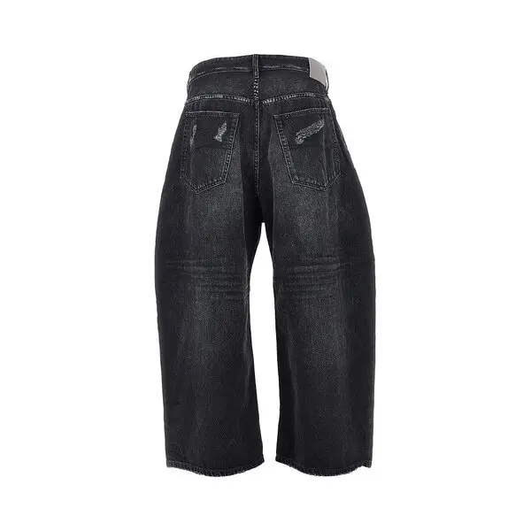 Balenciaga Curved Wide Leg Jeans