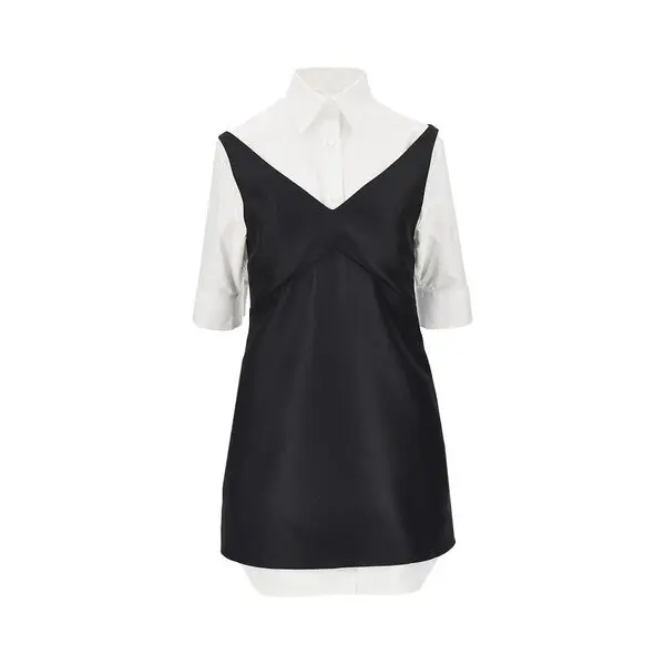 Balenciaga Hybrid Shemisier Mini Dress - Black