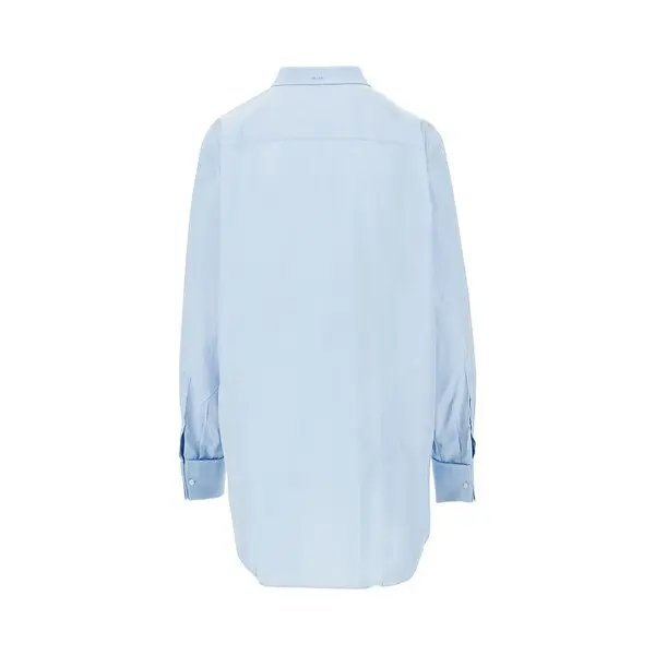 Prada Creased Effect Poplin Shirt