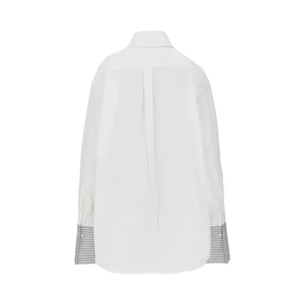Prada Poplin Shirt With Scarf