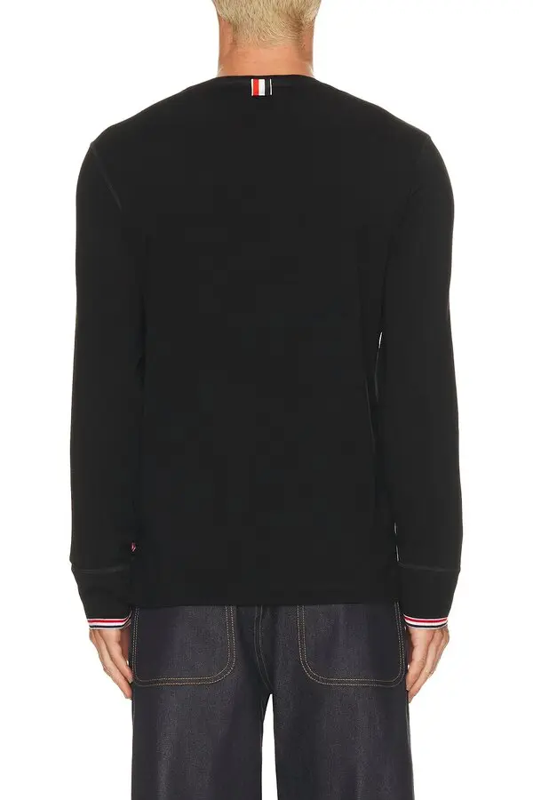 Thom Browne Long Sleeve Jersey Henley