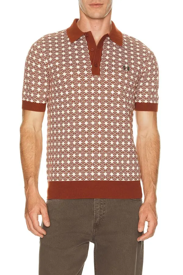 Fred Perry Floral Jacquard Polo