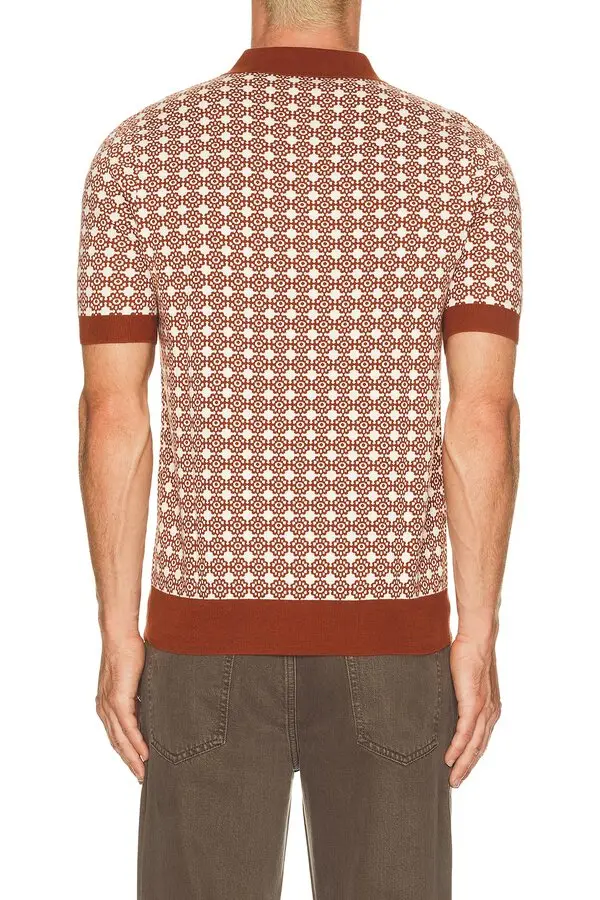 Fred Perry Floral Jacquard Polo