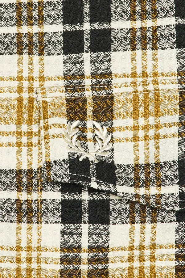 Fred Perry Textured Check Overshirt