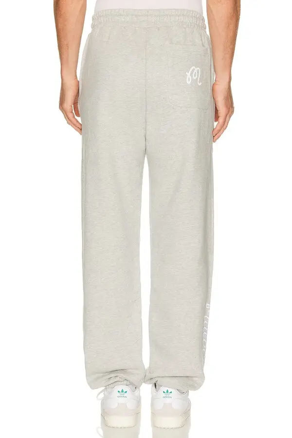 MALBON Clubhouse Sweatpant In Grey