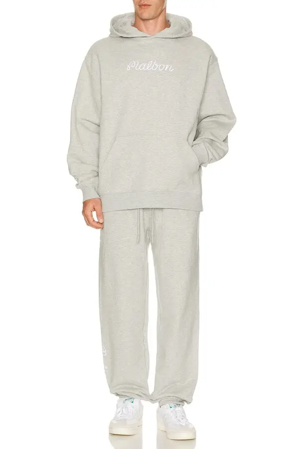 MALBON Clubhouse Sweatpant In Grey
