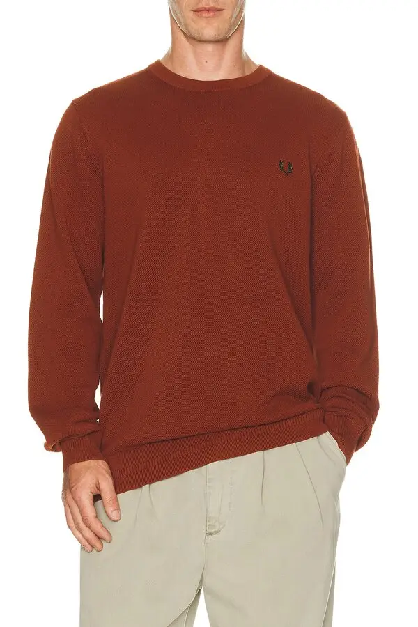 Fred Perry Pique Stitch Jumper
