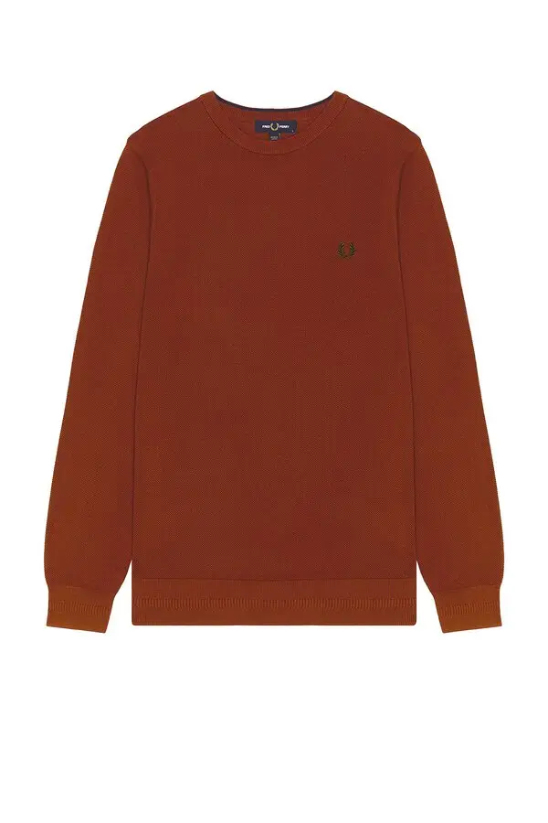 Fred Perry Piqué Knit Jumper