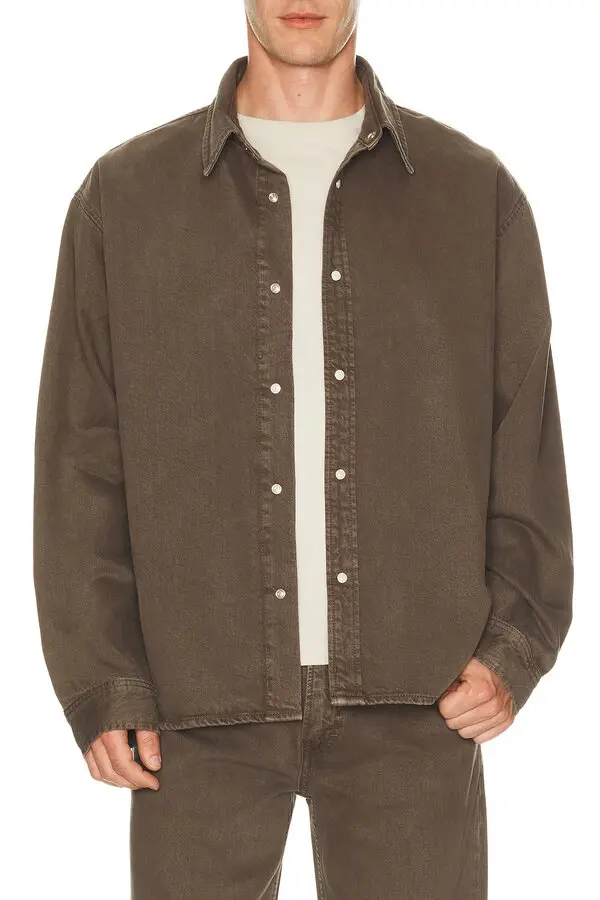 FRAME Relaxed Denim Overshirt