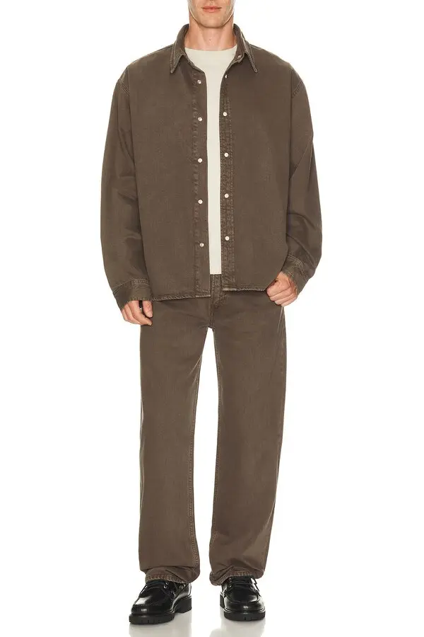 FRAME Relaxed Denim Overshirt
