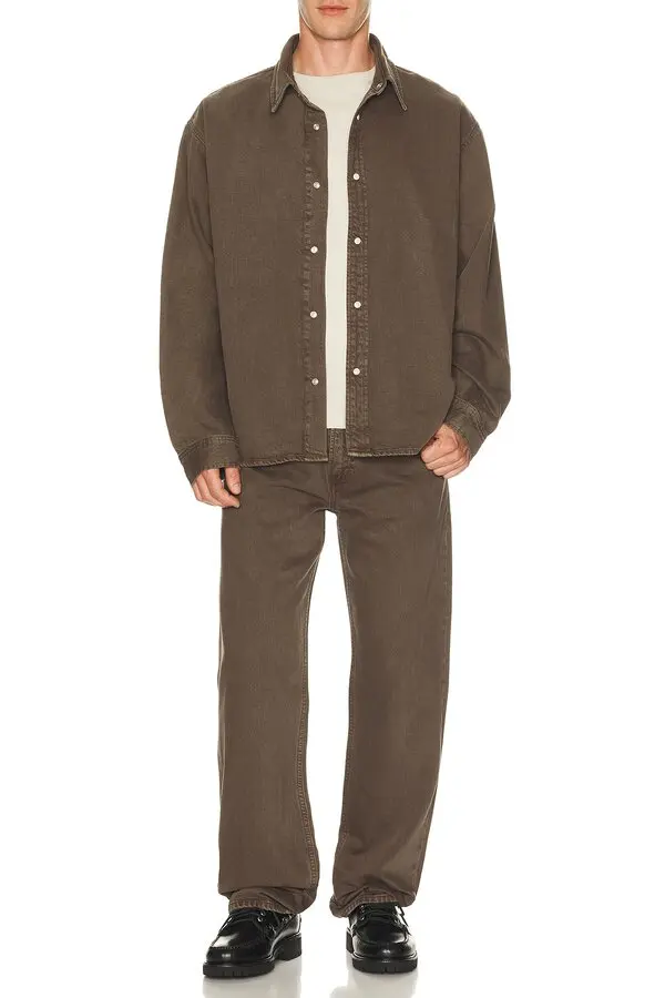 FRAME Relaxed Fit Denim Jeans - Brownstone