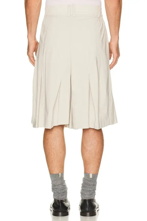 FENG CHEN WANG Irregular Pleats Shorts
