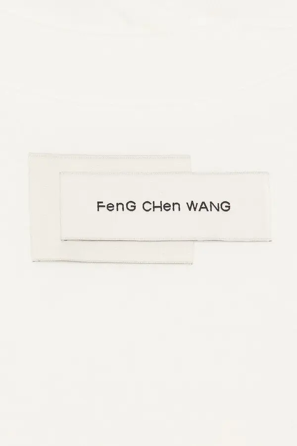 FENG CHEN WANG Deconstruction Tee - White