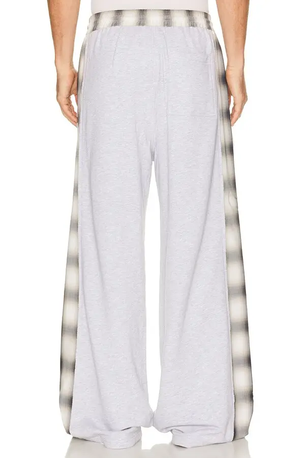 FENG CHEN WANG Patched Panel Jersey Trousers