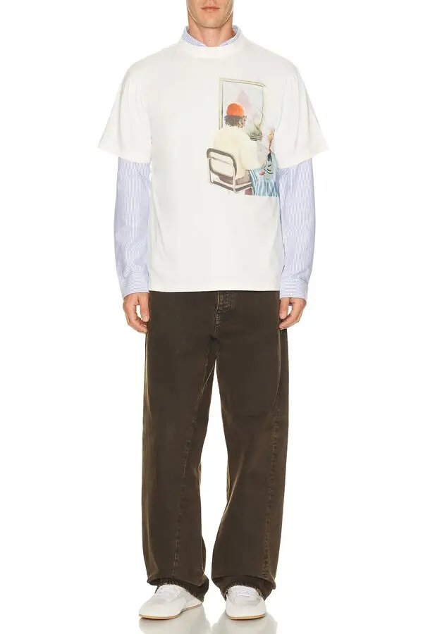 EDMMOND STUDIOS Room Tee In White