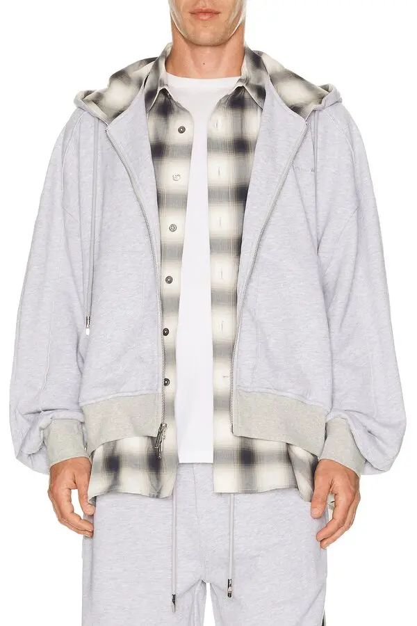 FENG CHEN WANG 2 In 1 Zip Hoodie