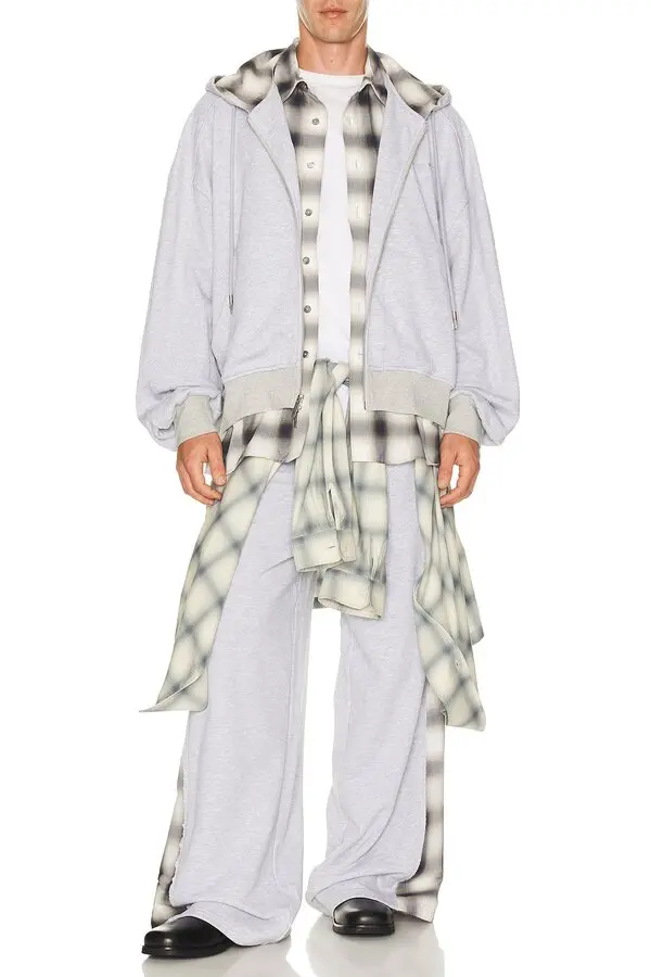 FENG CHEN WANG 2 In 1 Zip Hoodie