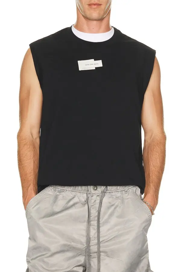 FENG CHEN WANG 2 In 1 Loose Fit Tank Top