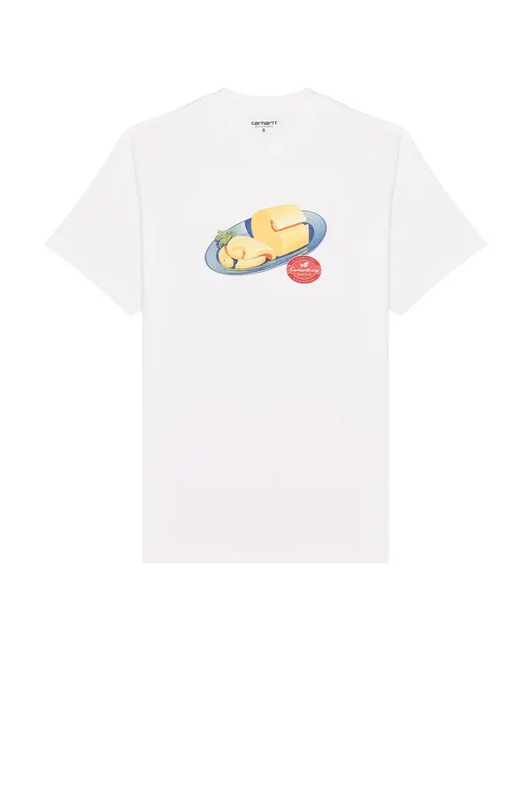 Carhartt Work In Progress Short Sleeve Fromage Tee Shirt - White