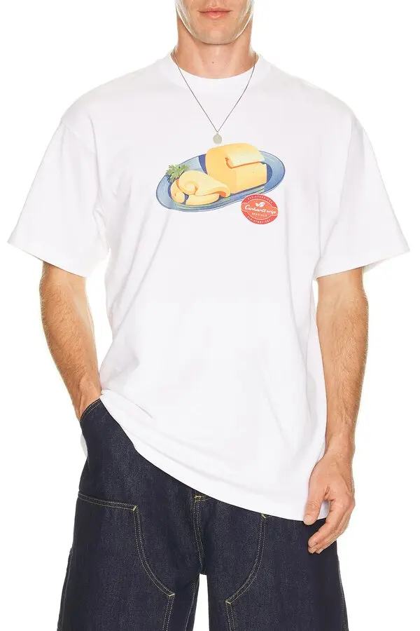 Carhartt Work In Progress Short Sleeve Fromage Tee Shirt