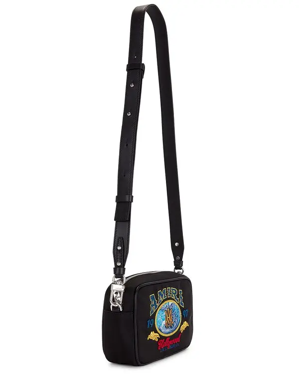 Amiri Embroidered Logo Camera Case