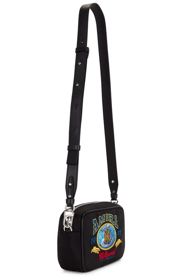 Amiri Embroidered Logo Camera Case