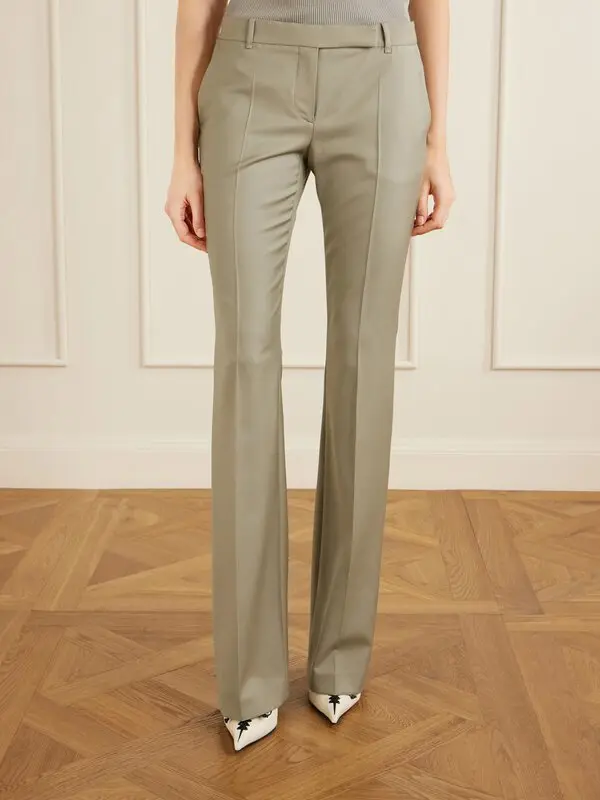 Alexander McQueen Wool Straight-leg Pants