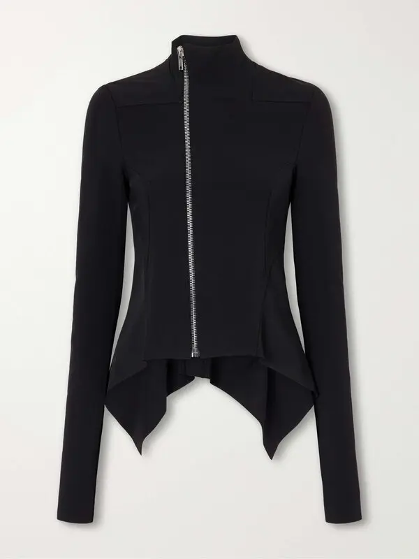 Rick Owens Naska Gary Stretch-jersey Jacket - Black