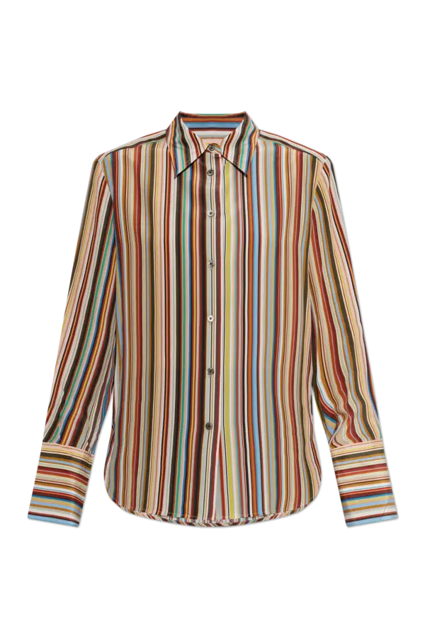 Paul Smith Striped Silk Shirt - Multicolour