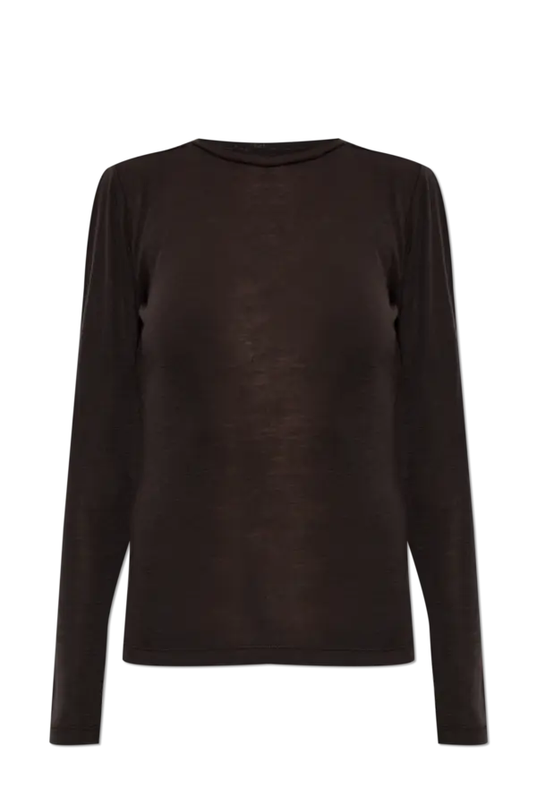 GESTUZ Wool Top ‘gzninia - Brown