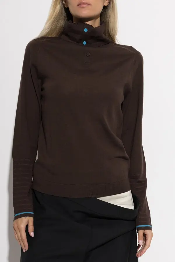 Paul Smith Fitted Wool Turtleneck