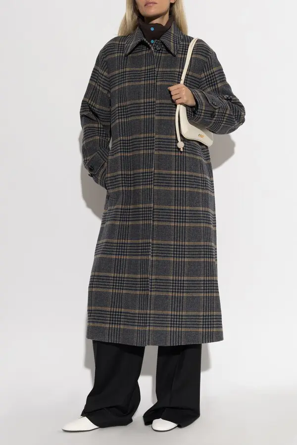 Paul Smith Wool Plaid Coat