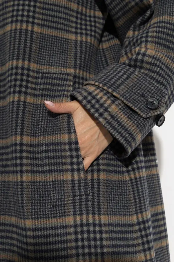 Paul Smith Wool Plaid Coat