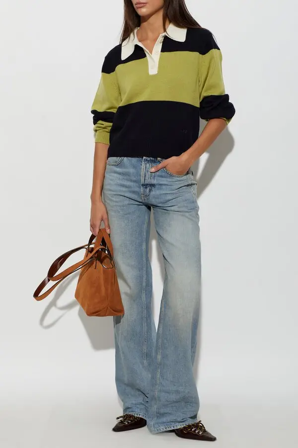 A.p.c. Louise Wool Polo Shirt