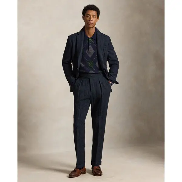 Ralph Lauren Barleycorn Tweed Suit Trousers