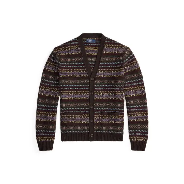 Ralph Lauren Fair Isle Wool Cardigan