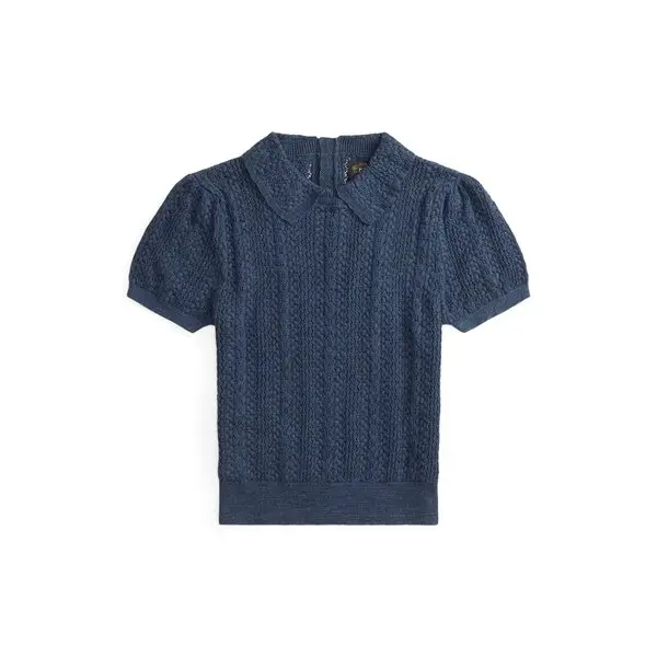 Ralph Lauren Cotton Cable-knit Pointelle Sweater
