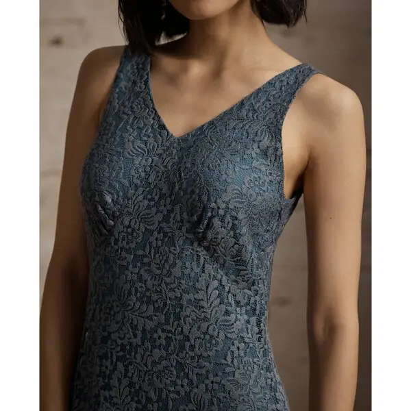 Ralph Lauren Floral Lace Maxi Dress