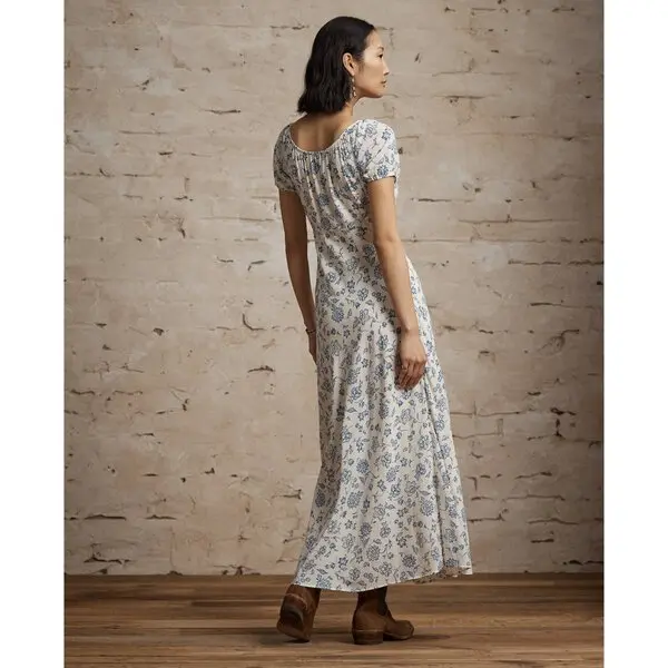 Ralph Lauren Floral-print Voile Maxi Dress