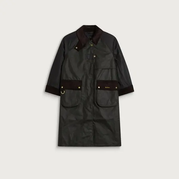 Barbour Kirklees Wax Jacket - Fern/classic/shadow Classic