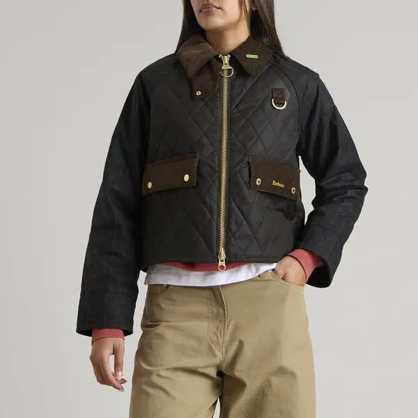 Barbour Reimagined Icons Quilted Spey Wax Jacket