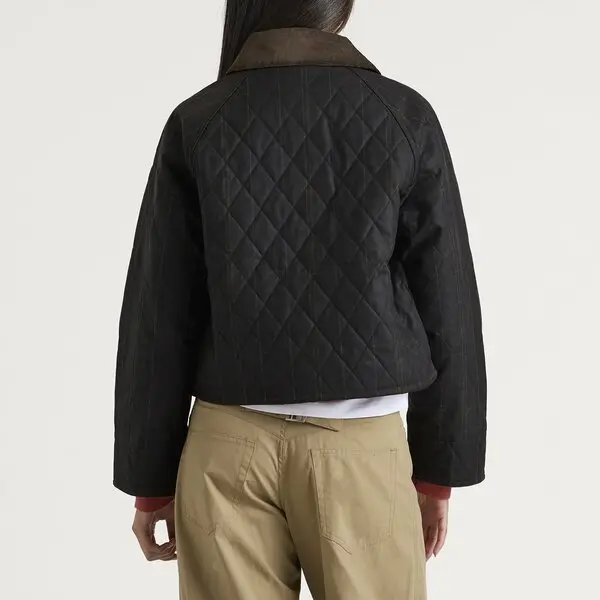 Barbour Reimagined Icons Quilted Spey Wax Jacket - Olive/classic