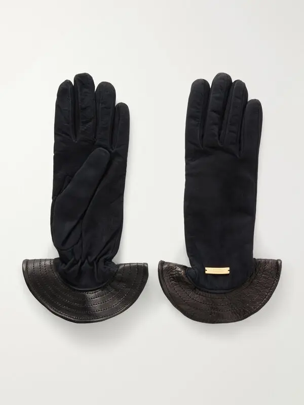 Giuliva Heritage Colombina Suede Gloves - Black