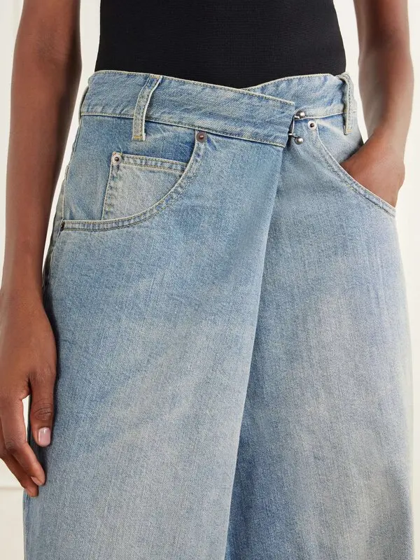 MAISON MARGIELA High-rise Wide-leg Jeans