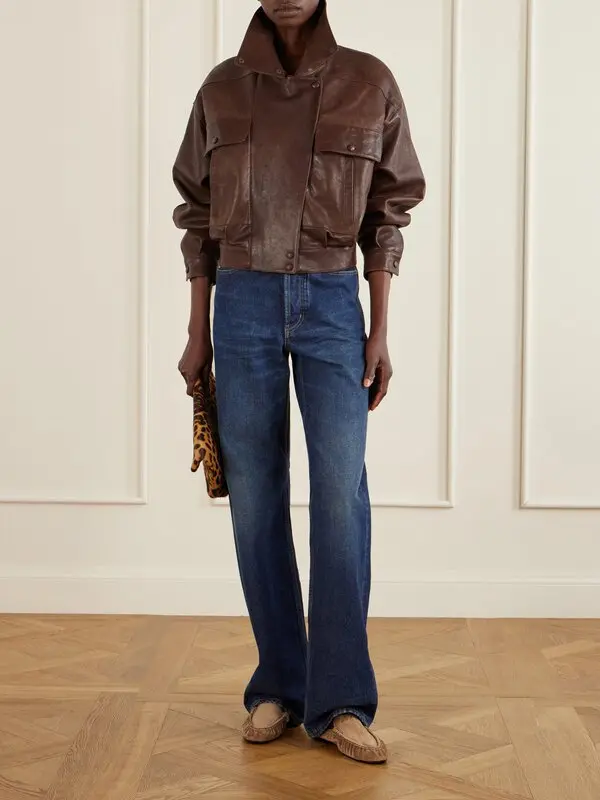 Saint Laurent Le Loafer 05 Mules - Brown