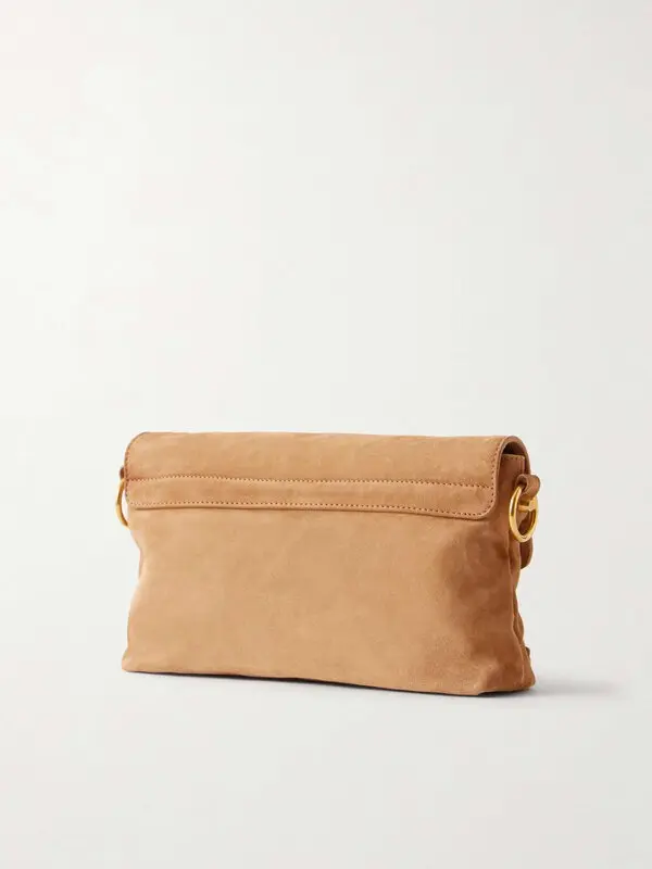Balenciaga Le City Suede Shoulder Bag