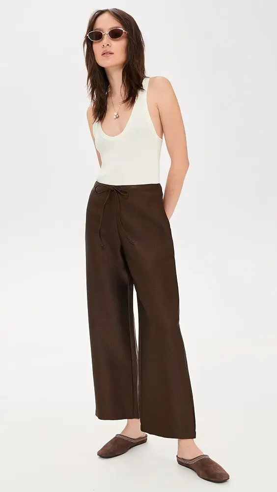 REFORMATION Olina Cropped Pants